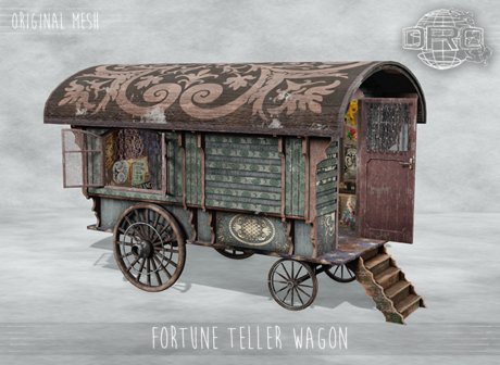 Second Life Marketplace - -DRD- Fortune Teller Wagon